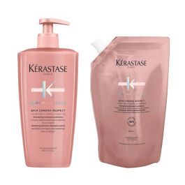 Kerastase Chroma Absolu Bain Chroma Respect 500ml + Refill 500ml